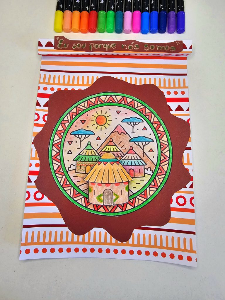 Mandalas Africanas 3D para Colorir — Bônus especial Jogo Africano Shisima! – Ateliê Digital da Li